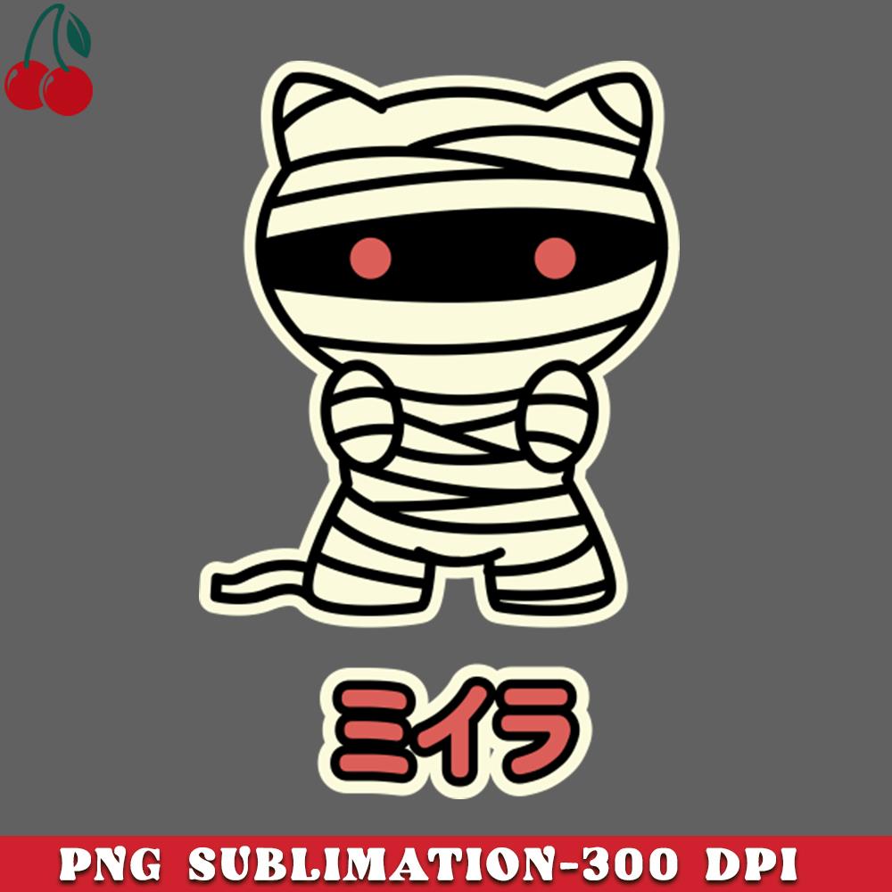 Kawaii Mummy Kitty PNG Download - Inspire Uplift