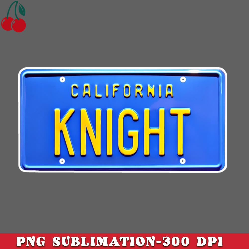 Knight Rider KITT Car License Plate PNG Download | Inspire Uplift