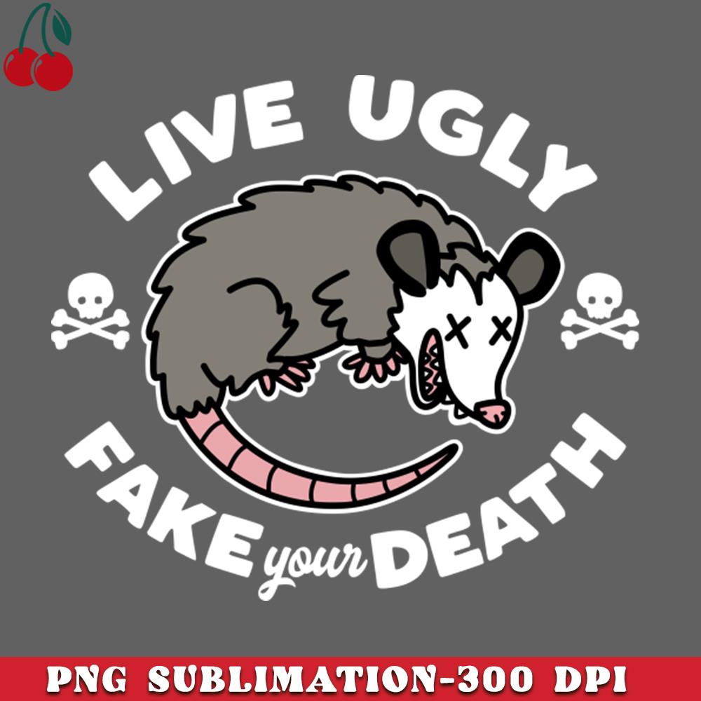 Live Ugly Fake Your Death PNG Download - Inspire Uplift