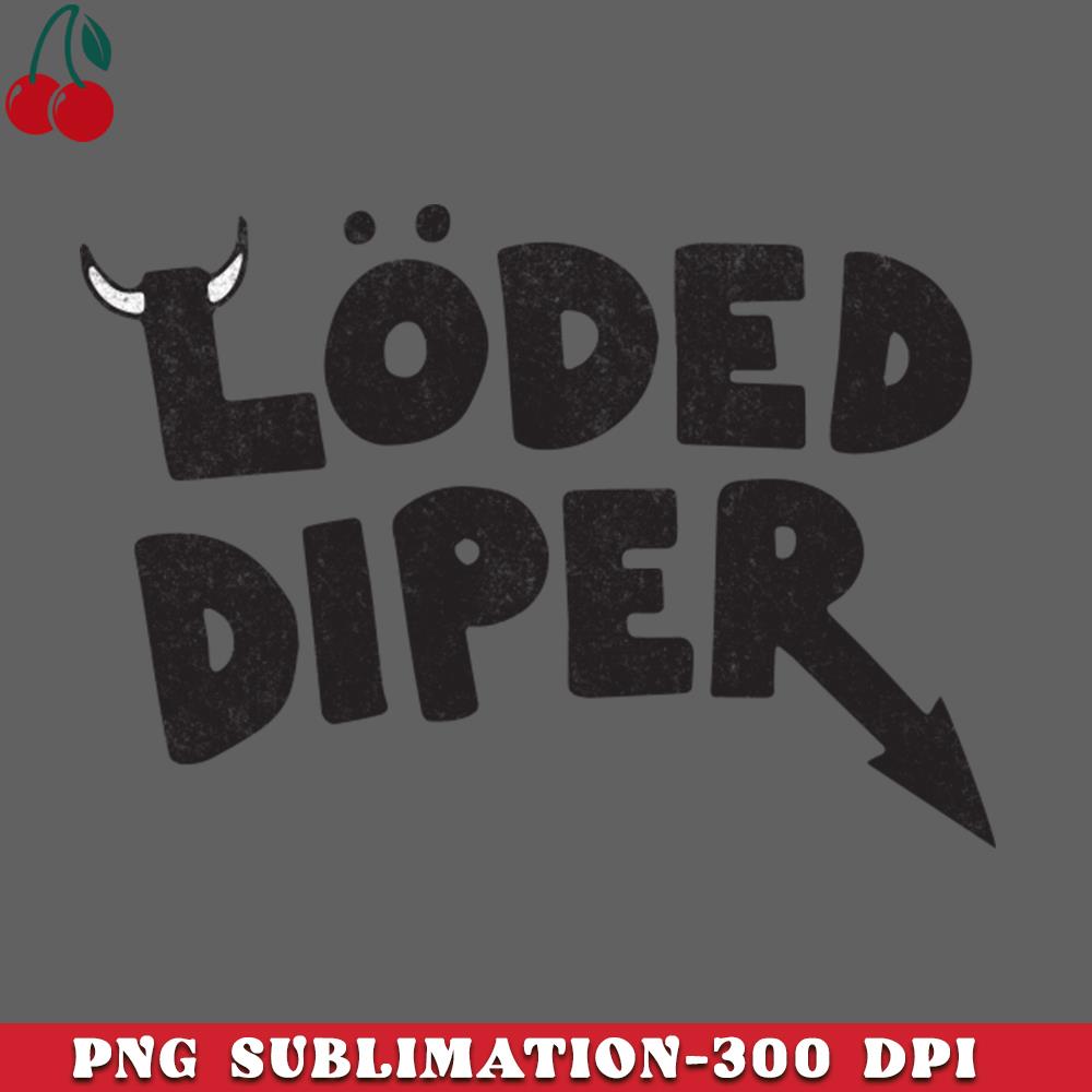 Loded Diper vintage logo PNG Download | Inspire Uplift