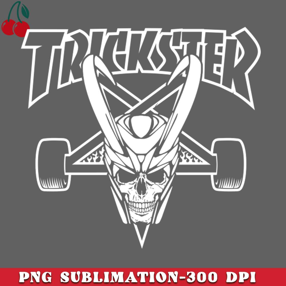 Loki Skateboard Superhero Logo Parody Trickster God Of Misch | Inspire ...