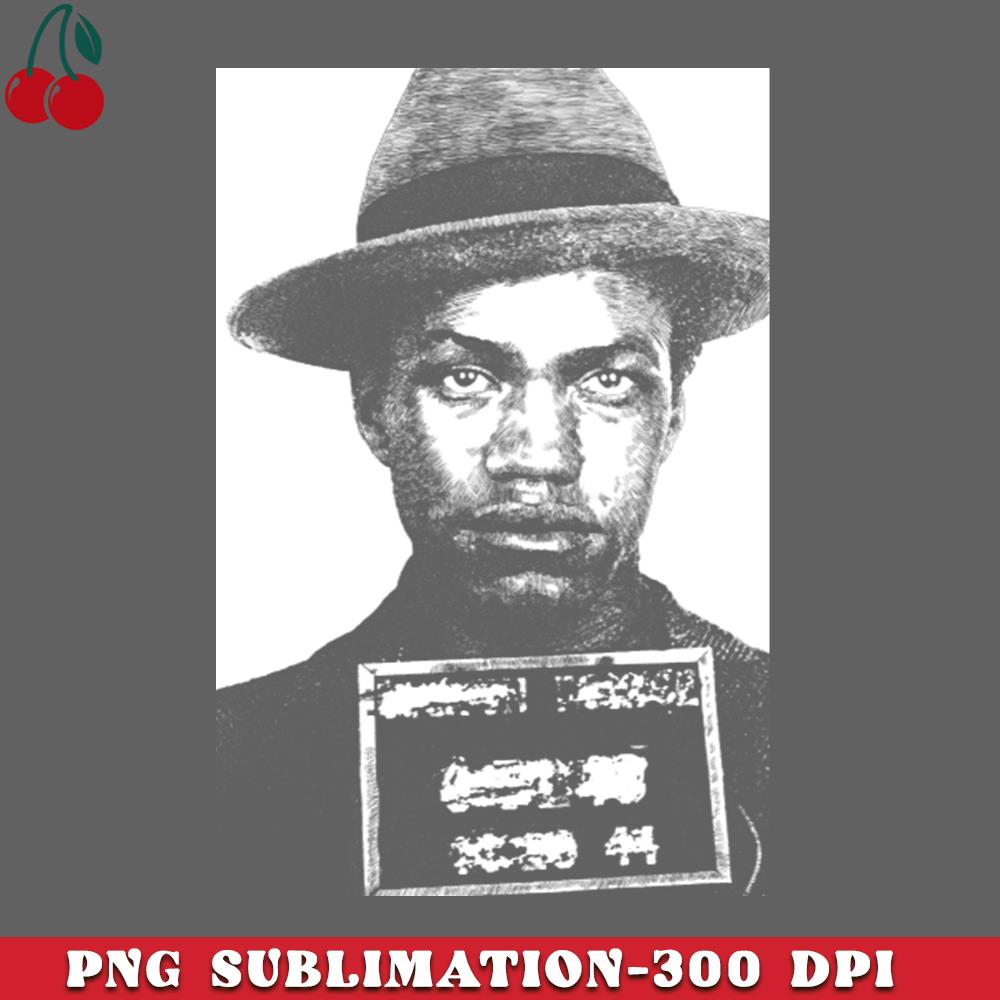 Malcolm X mugshot Black ver PNG Download | Inspire Uplift