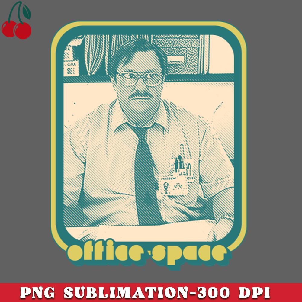 Milton Office Space Aesthetic s Fan Design PNG Download | Inspire Uplift