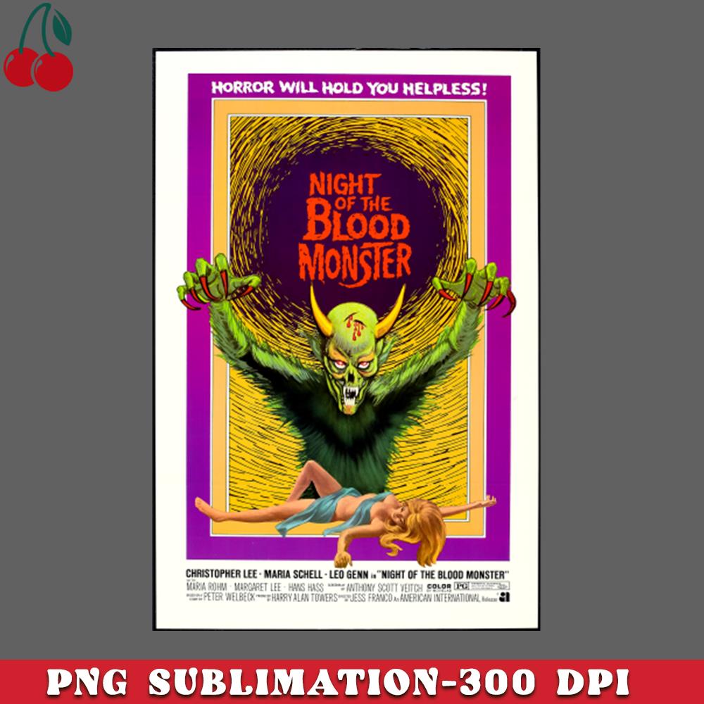 Night Of The Blood Monster PNG Download | Inspire Uplift