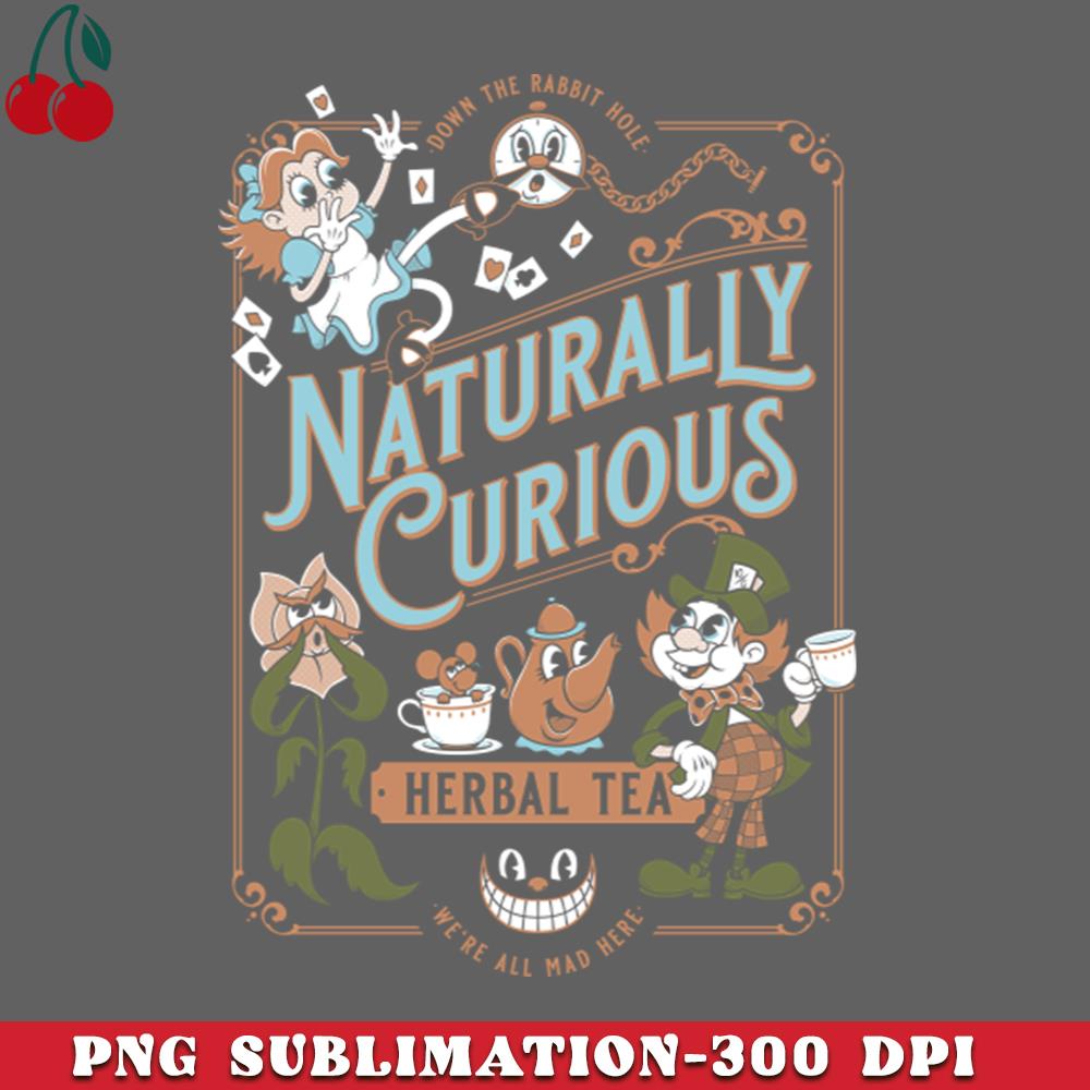 Naturally Curious Cartoon Alice in Wonderland Herbal Tea P | Inspire Uplift