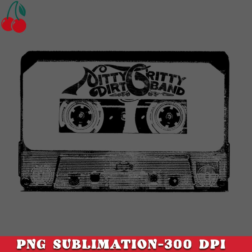 Nitty Gritty Dirt Band Cassette Tape PNG Download | Inspire Uplift