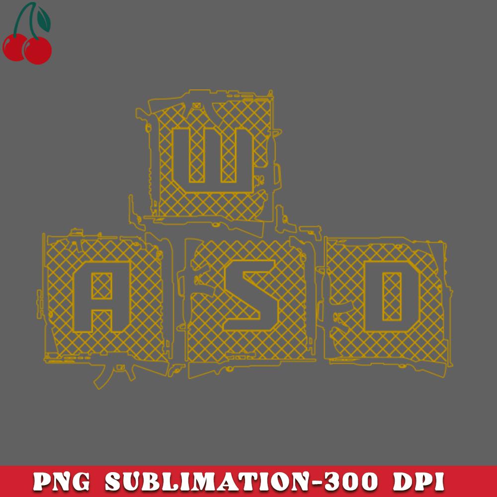 PC Gaming WASD FPS Gamer PNG Download | Inspire Uplift