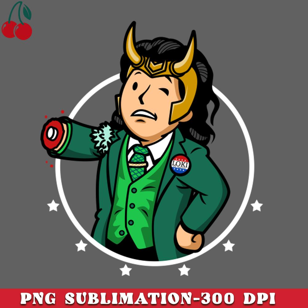 President Loki Parody Superhero Villain PNG Download | Inspire Uplift