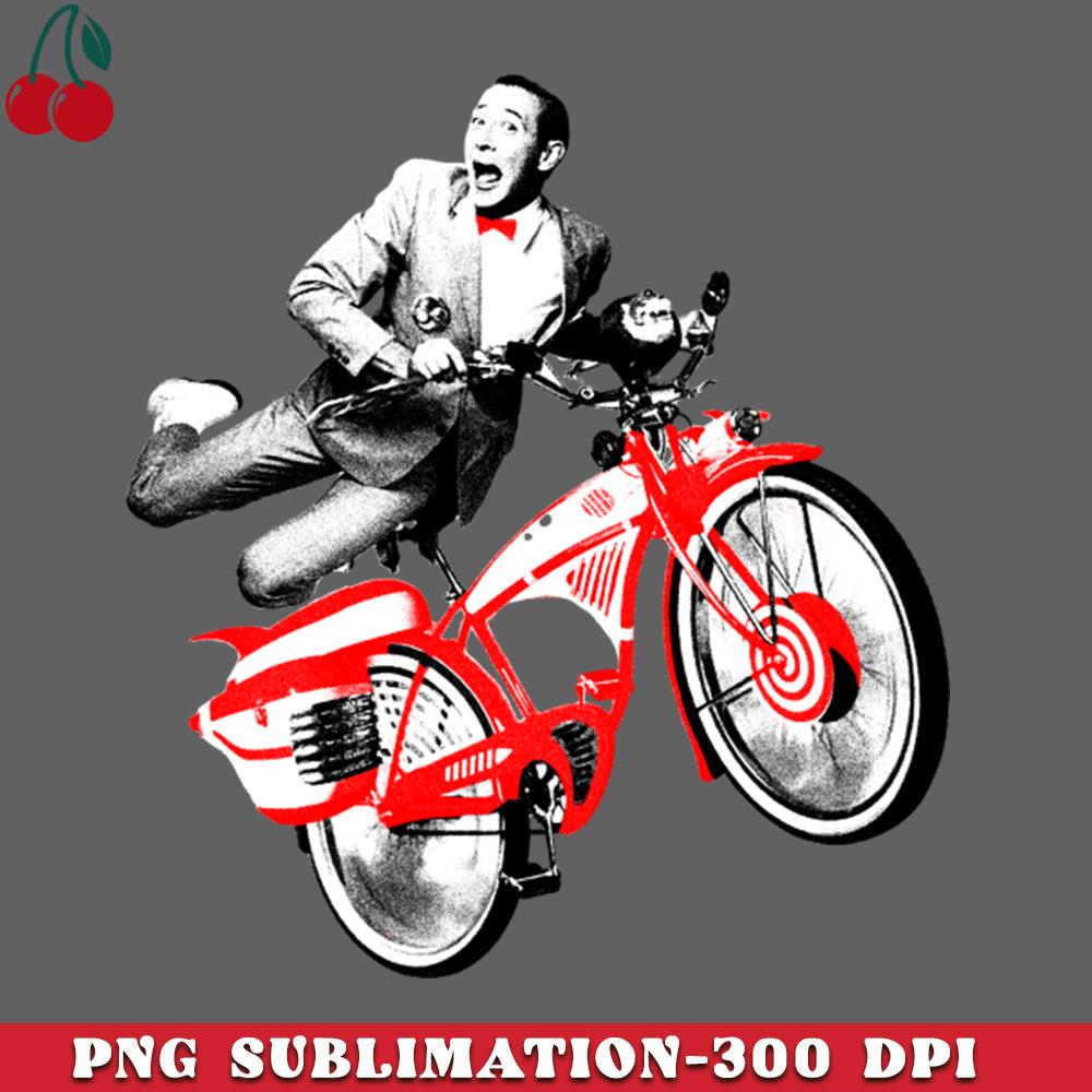 Pee Wee Hermans Big Adventure Bike PNG Download | Inspire Uplift