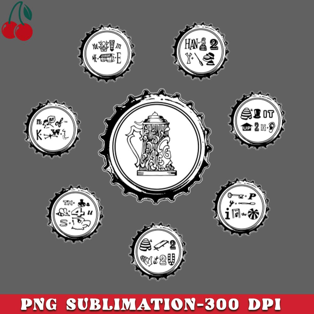 Private Stock Bottle Cap Puzzles PNG Download | Inspire Uplift