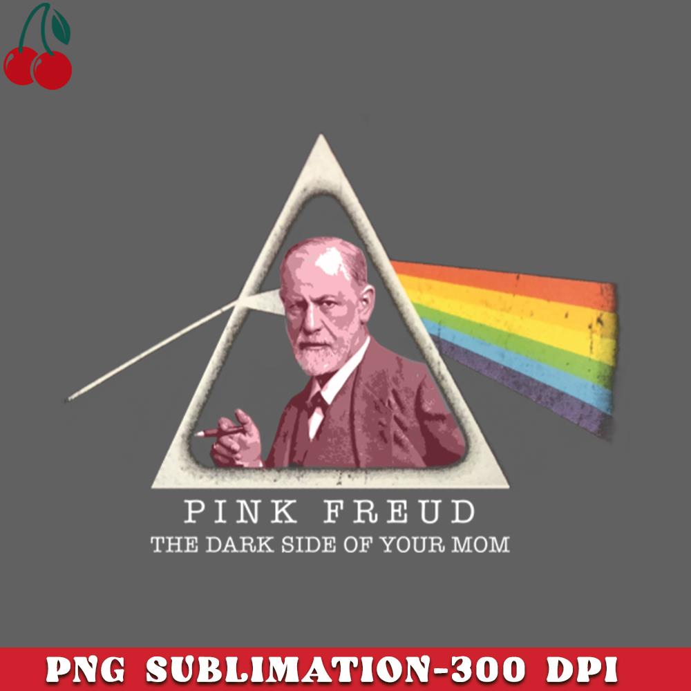 Pink Freud Dark Side Of Your Mom PNG Download | Inspire Uplift