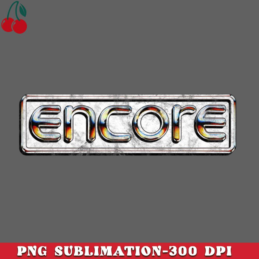 Retro Video Games Encore Logo Vintage PNG Download | Inspire Uplift