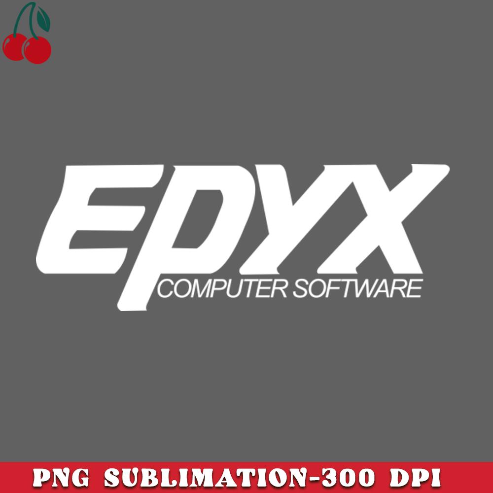 Retro Video Games Epyx Software Logo PNG Download | Inspire Uplift