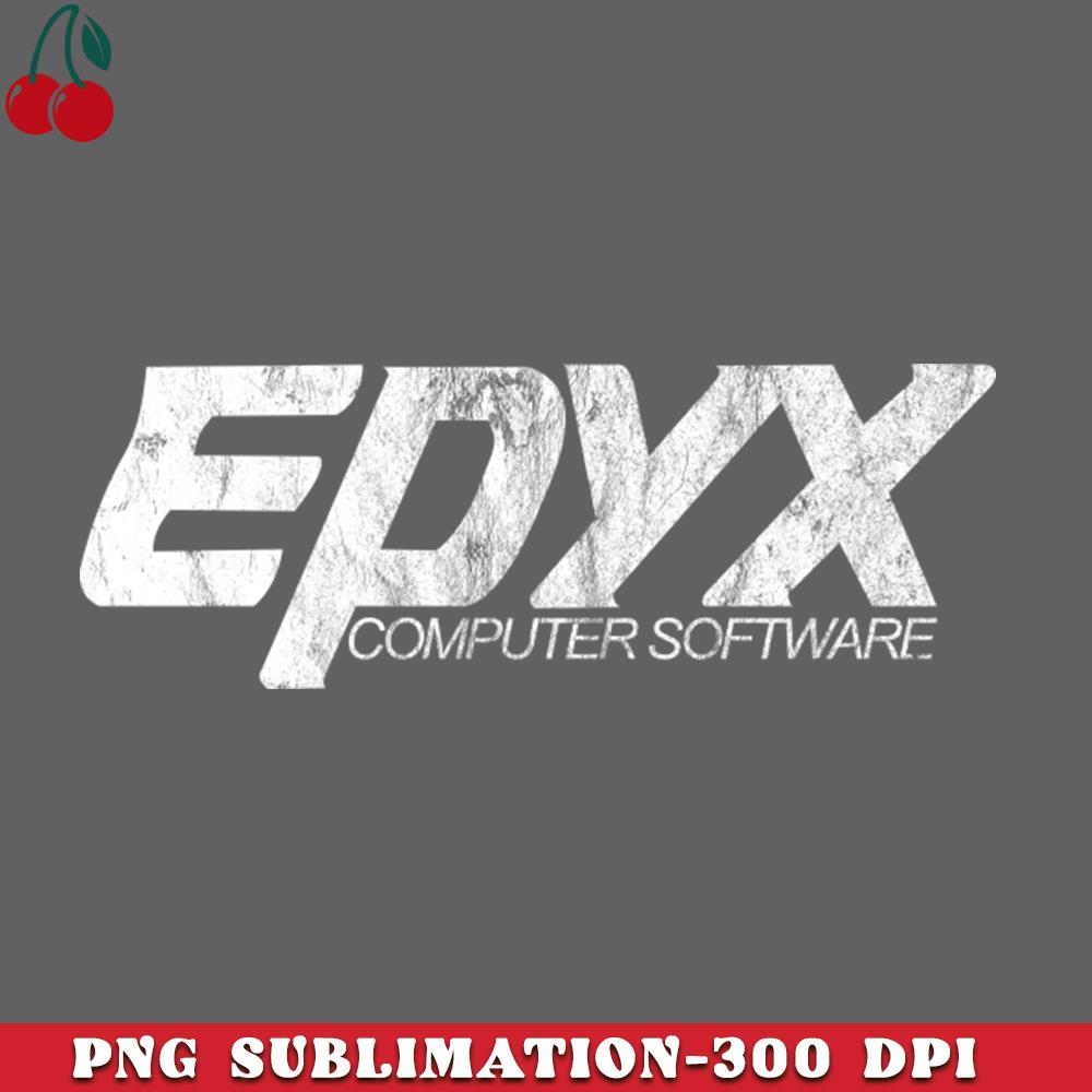 Retro Video Games Epyx Software Vintage Logo PNG Download | Inspire Uplift