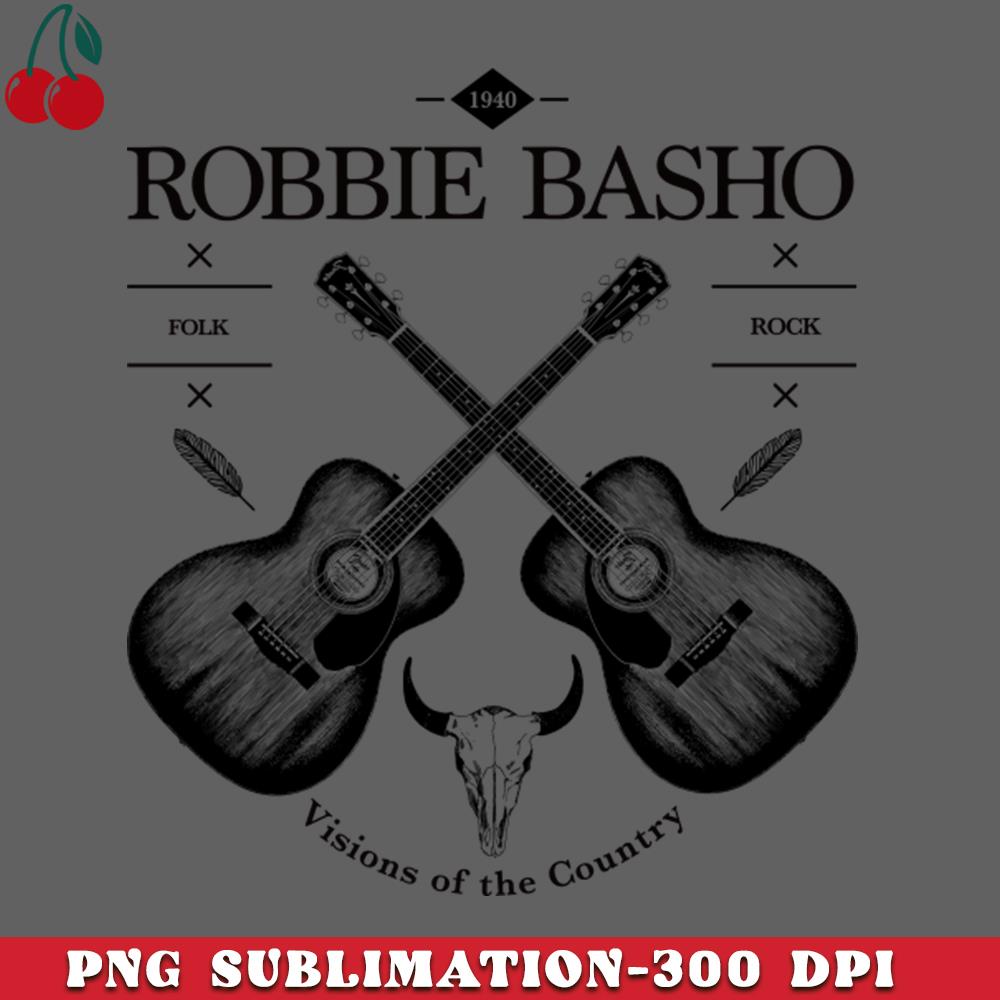 Robbie Basho Acoustic Guitar Logo PNG Download - Inspire Uplift