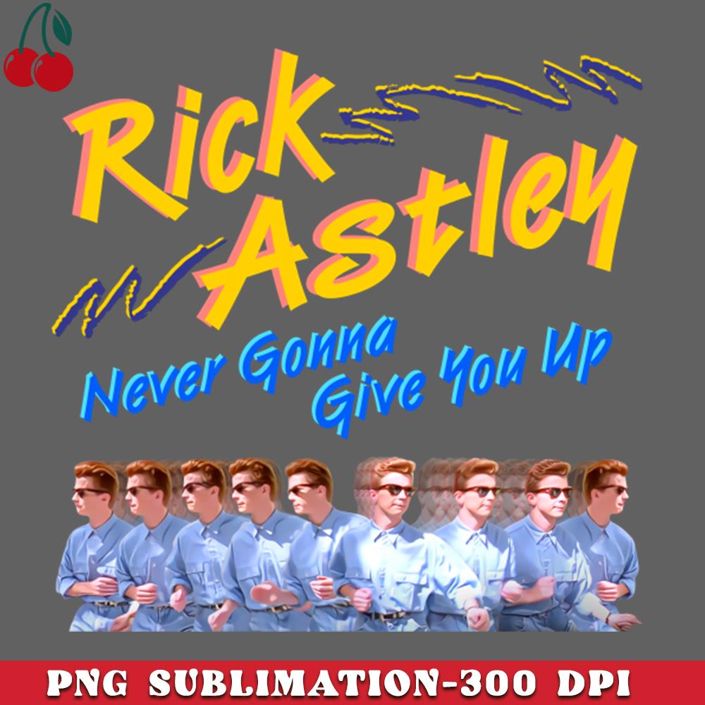 Rick Astley Never Gonna Give You Up PNG Download | Inspire Uplift