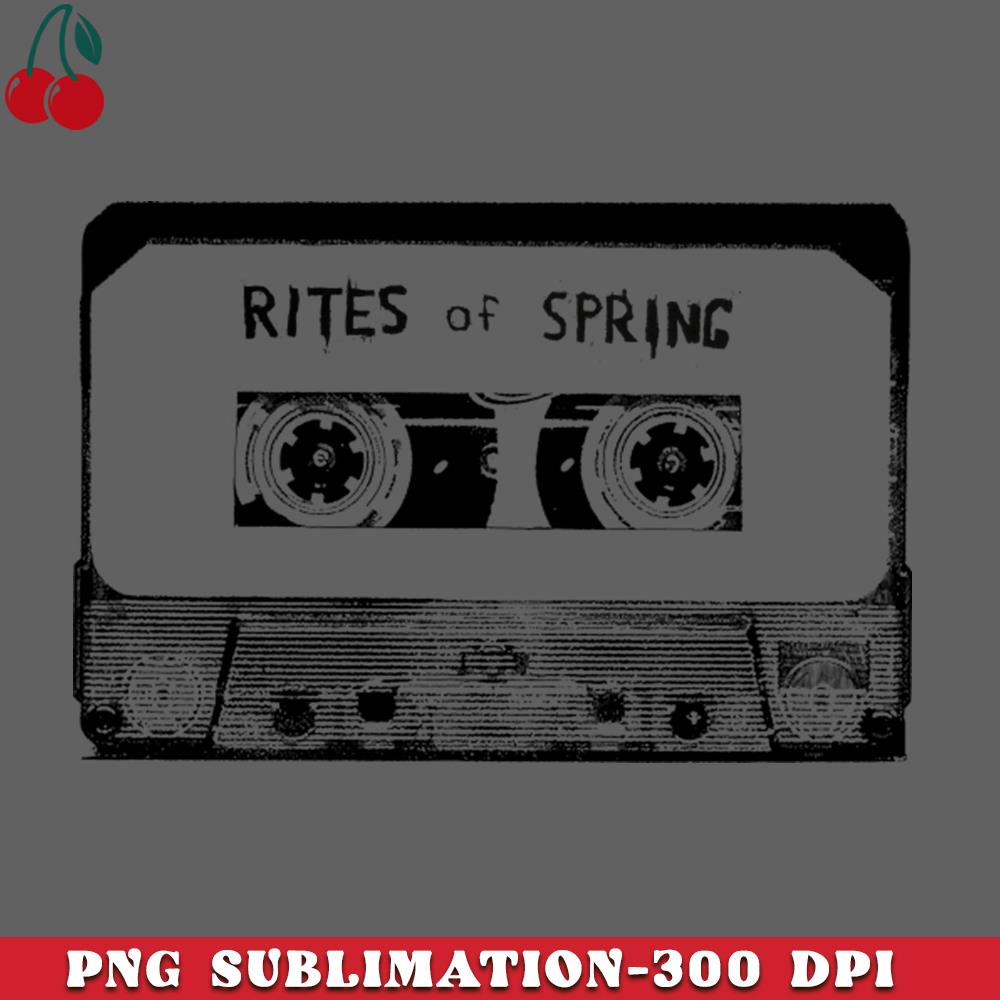 Rites of Spring Cassette Tape PNG Download | Inspire Uplift