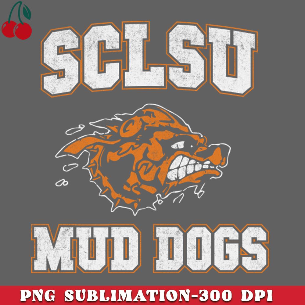 SCLSU Mudogs vintage Waterboy logo PNG Download | Inspire Uplift