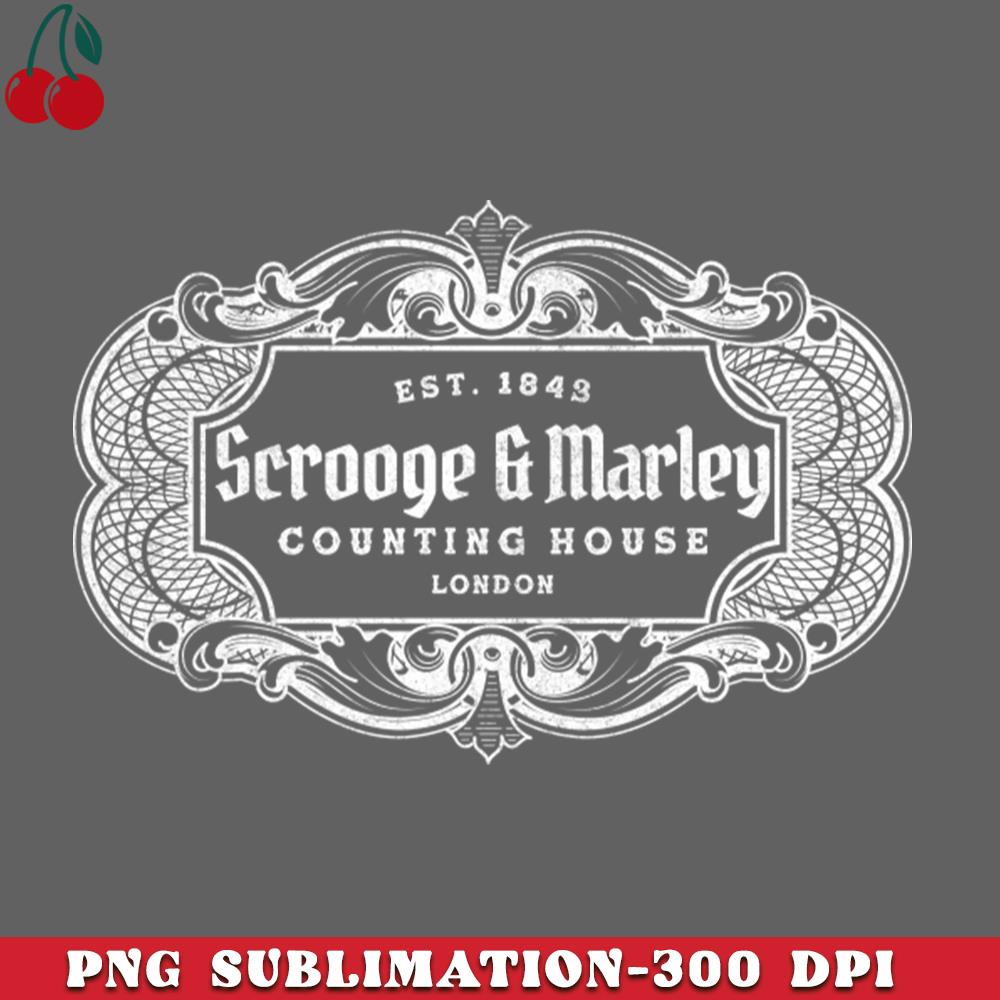 Scrooge Marley Counting House London Est vintage logo PN | Inspire Uplift