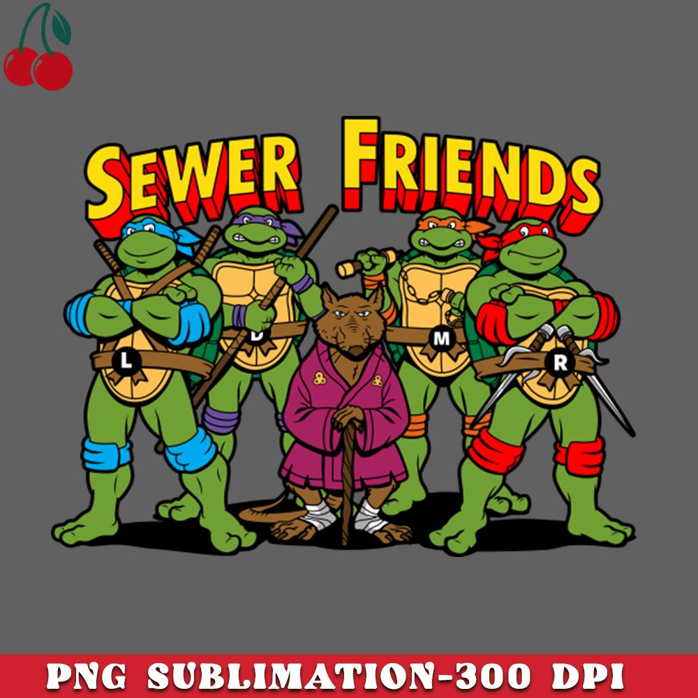 Sewer Friends Superhero Inspired s Superfriends Ninja Turtle | Inspire ...