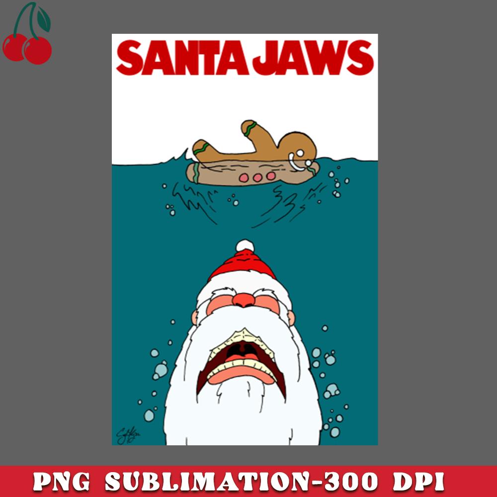 Santa Jaws PNG Download | Inspire Uplift