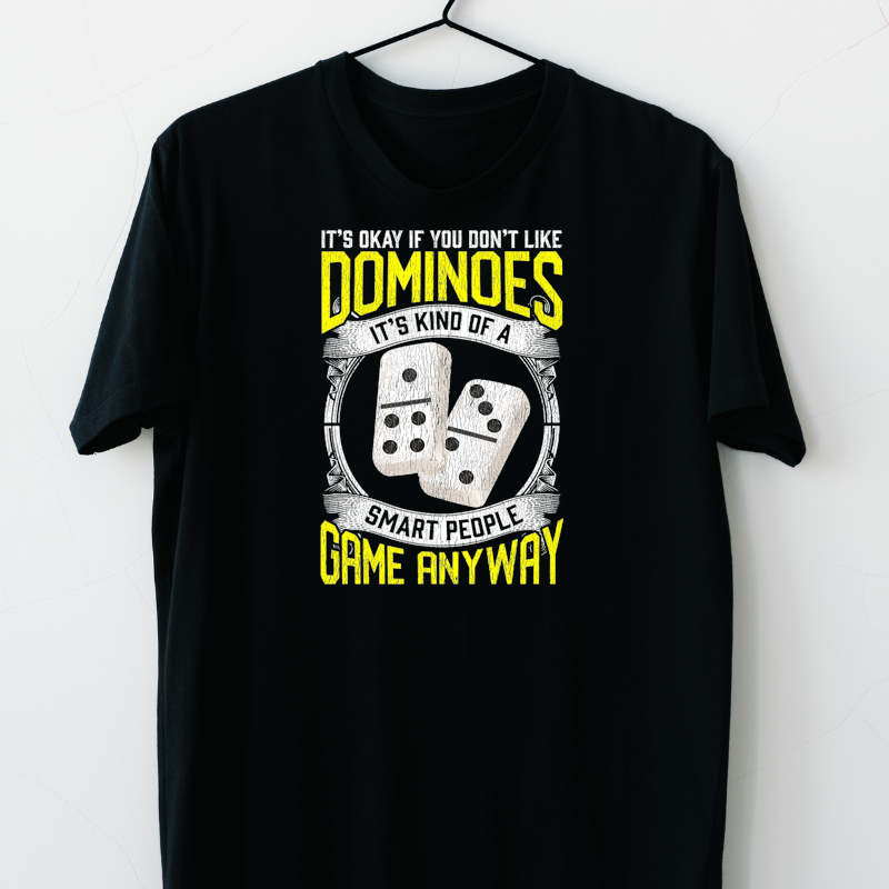 Smart Domino Player Quote Board Game Gambler - Inspire Uplift