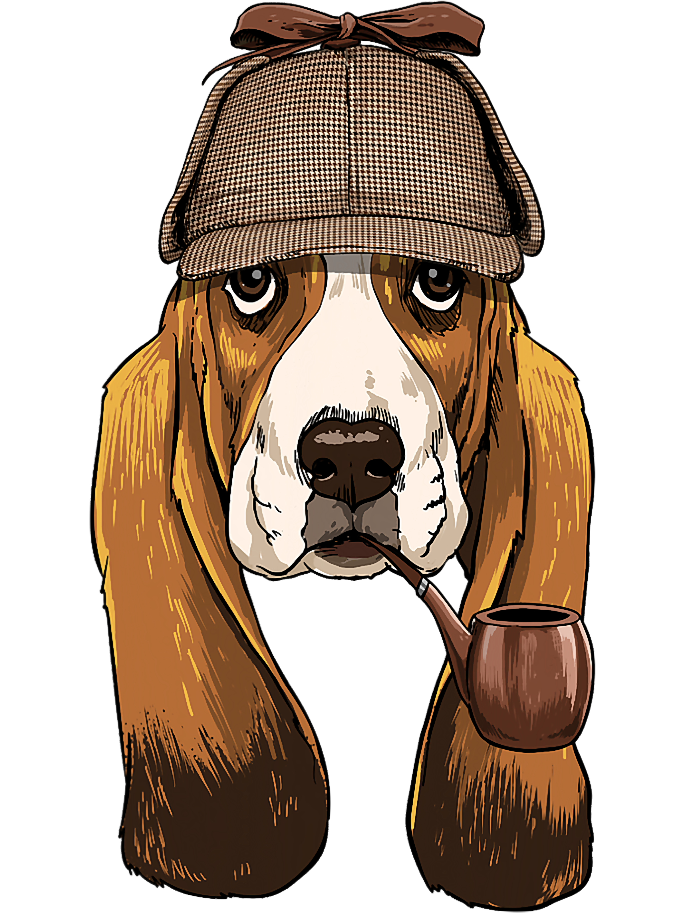 Dog Basset Hound Detective Basset Hound Dog Spy Investigator | Inspire ...