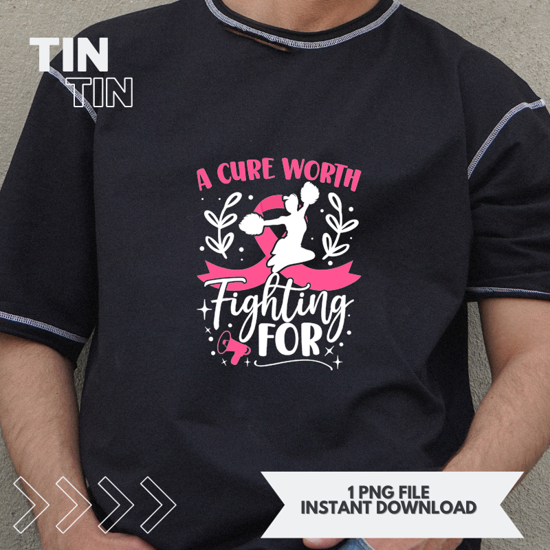 A Cure Worth Fighting for Pink Cheer Breast Cancer Awareness | Inspire ...
