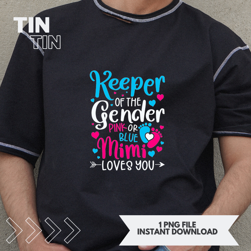 Mimi Loves You Keeper of the Gender Reveal Party Matching | Inspire Uplift