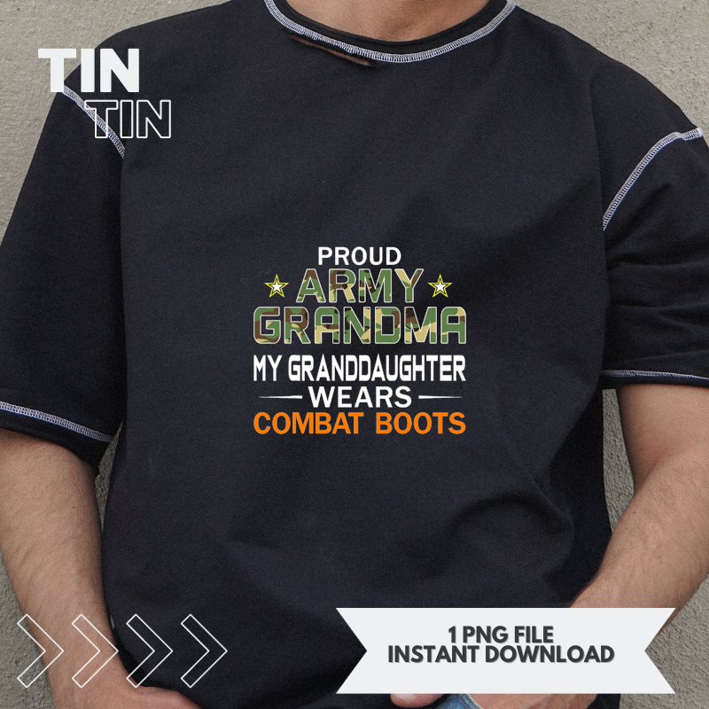 My Granddaughter Wears Combat BootsProud Army Grandma Army | Inspire Uplift