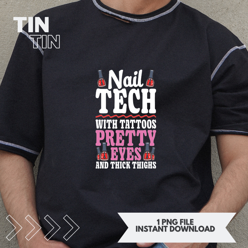 Nail Technician Nail Tech Tattoos Pretty Eye Manicurist | Inspire Uplift