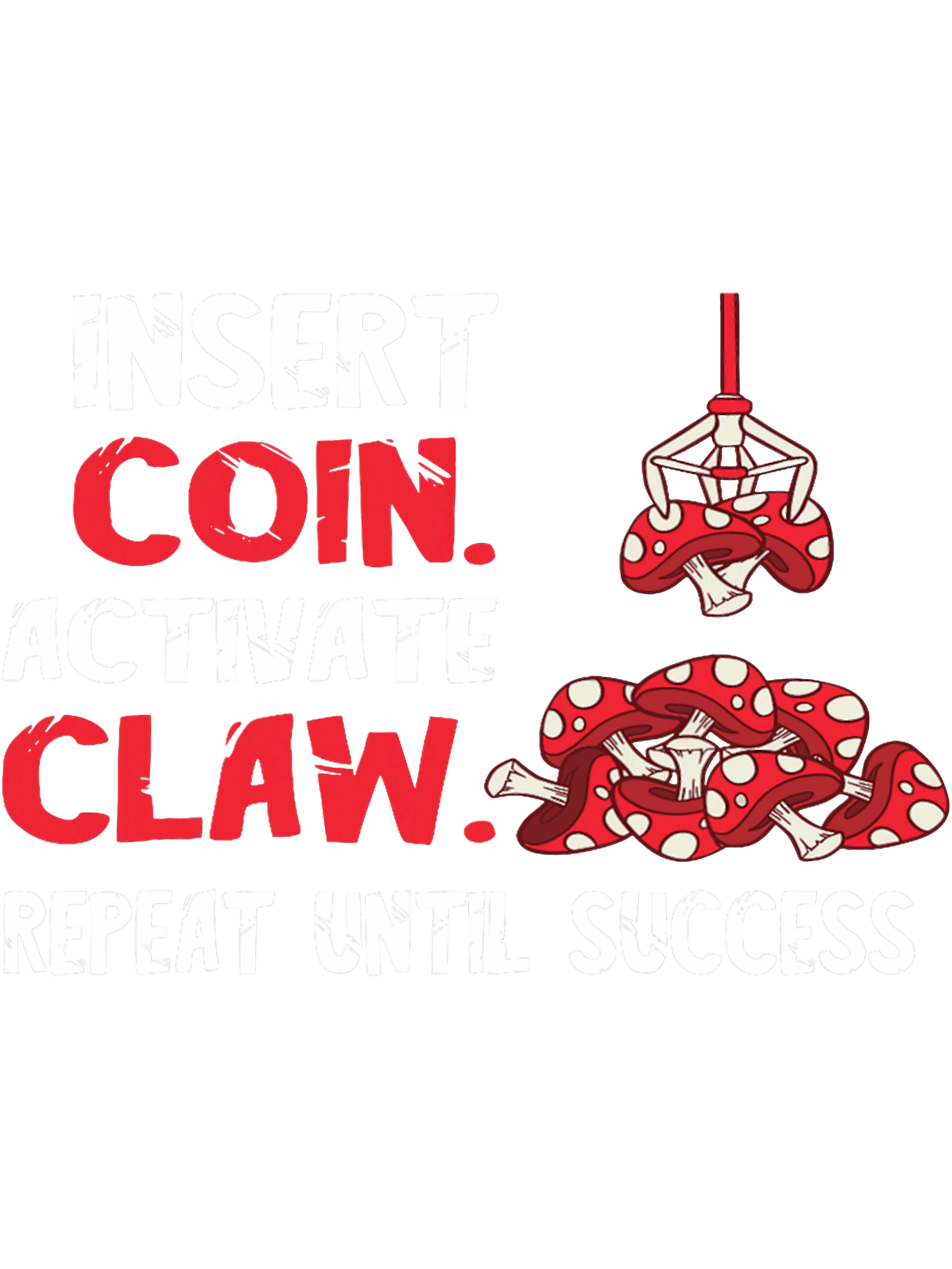 Claw Machine Crane Game Arcade Gamer Insert Coin Activate PN | Inspire ...