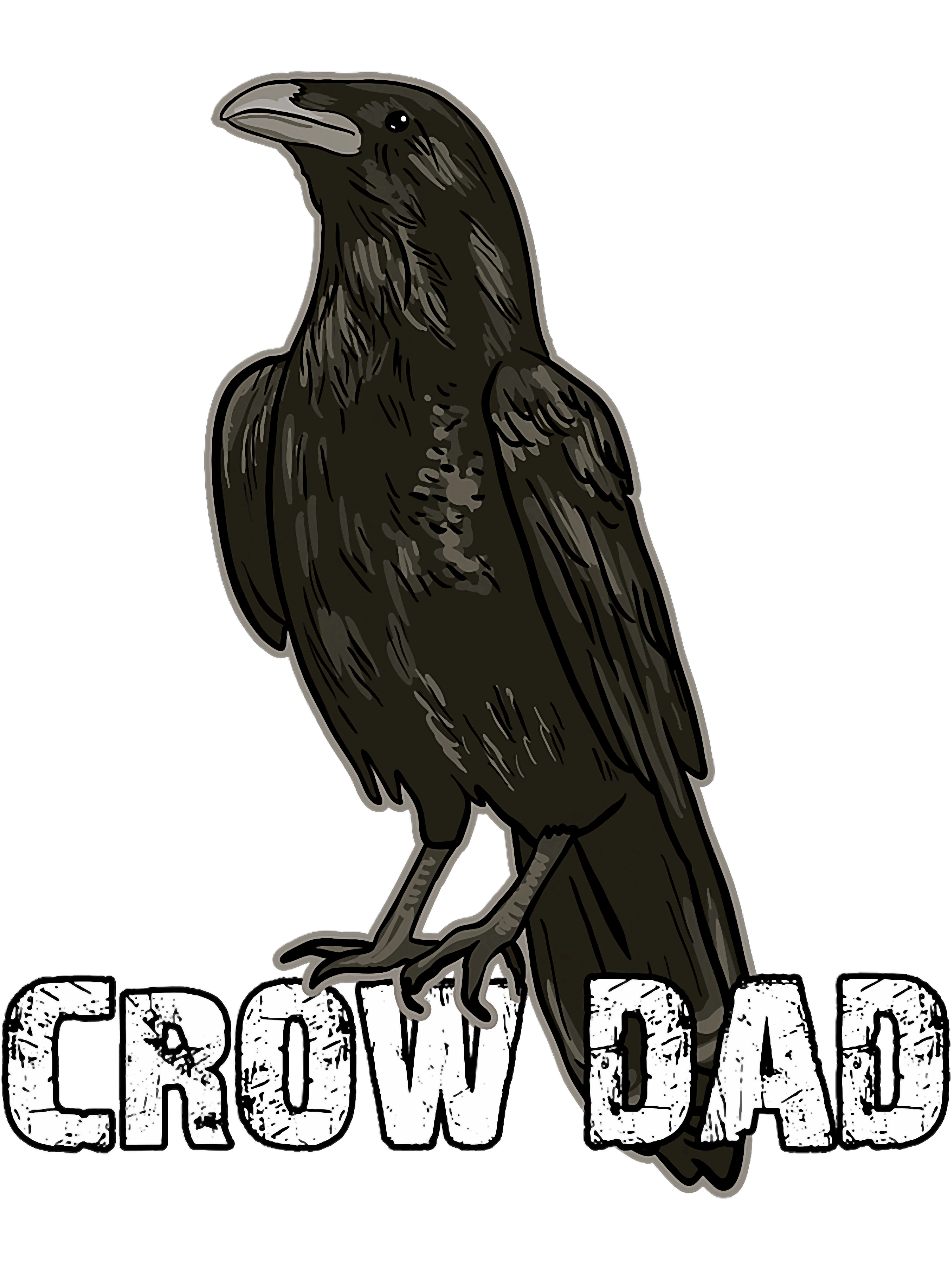 Funny Crow Dad Bird Owner for Crow and Raven Lovers PNG T-Sh | Inspire ...