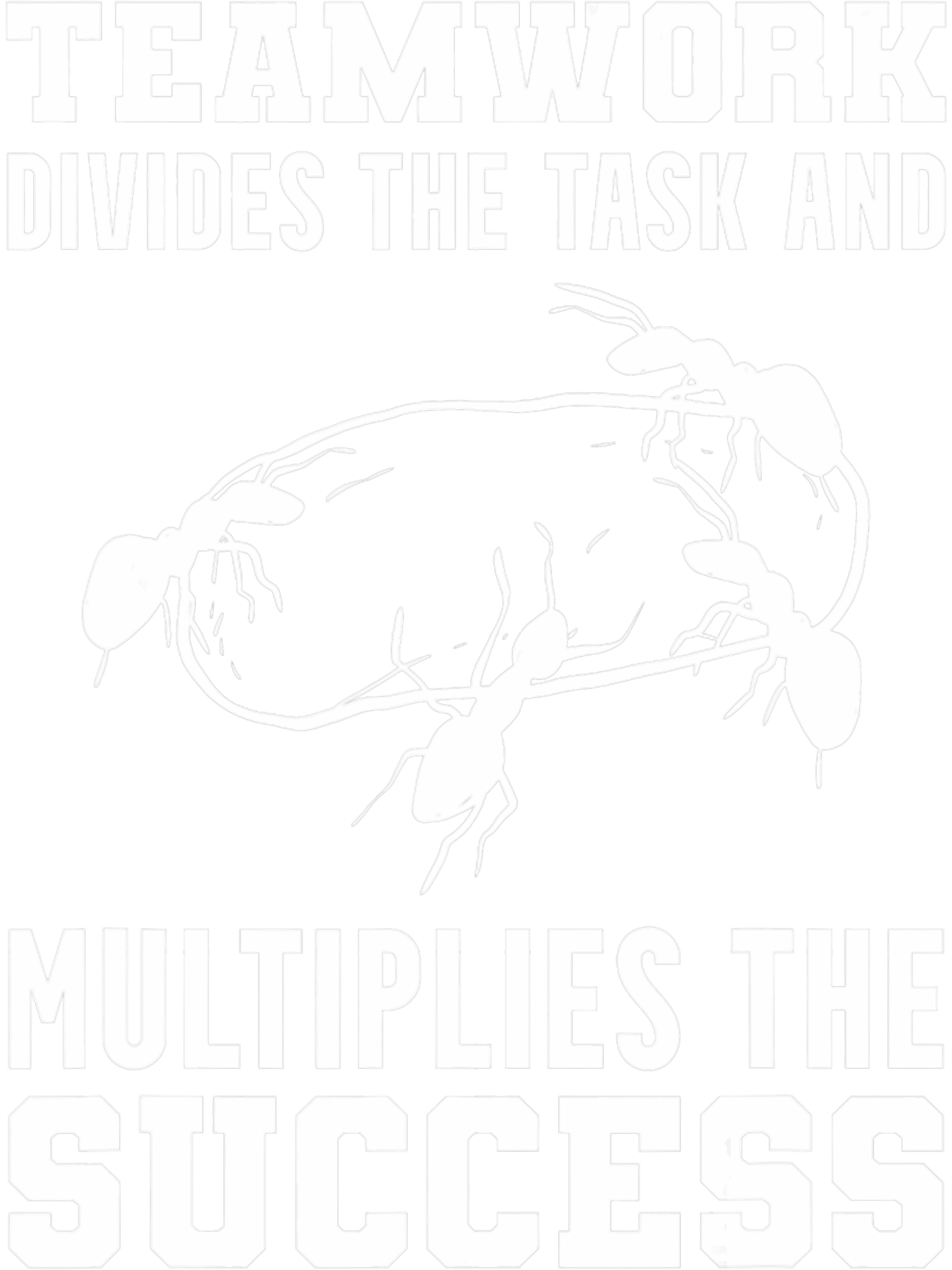 Inspirational Teamwork Ants For Men PNG T-Shirt | Inspire Uplift