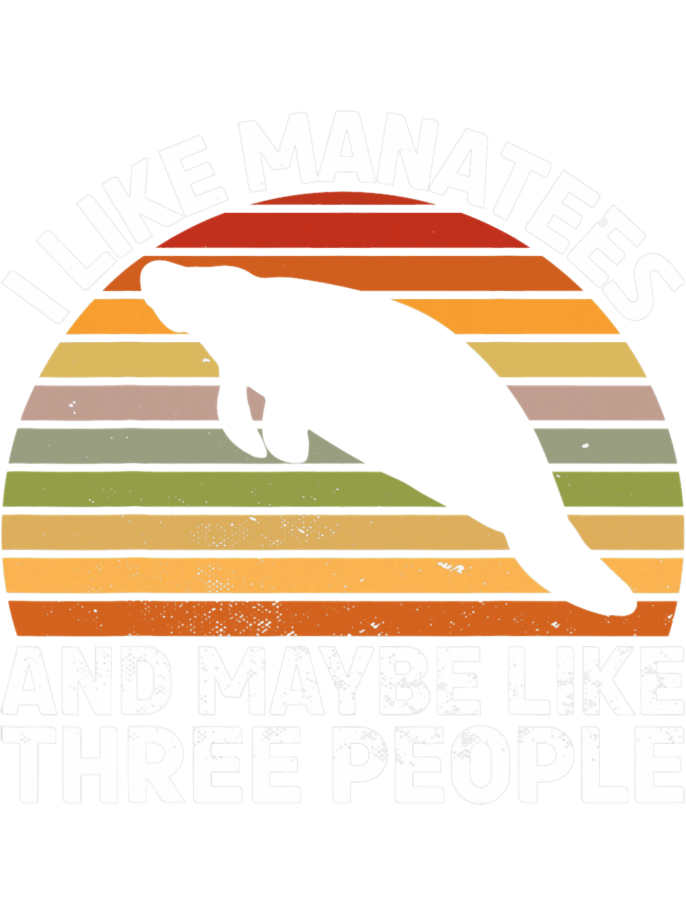 Manatee Manatees Dress Clothing Sea Cow 21 PNG T-Shirt | Inspire Uplift