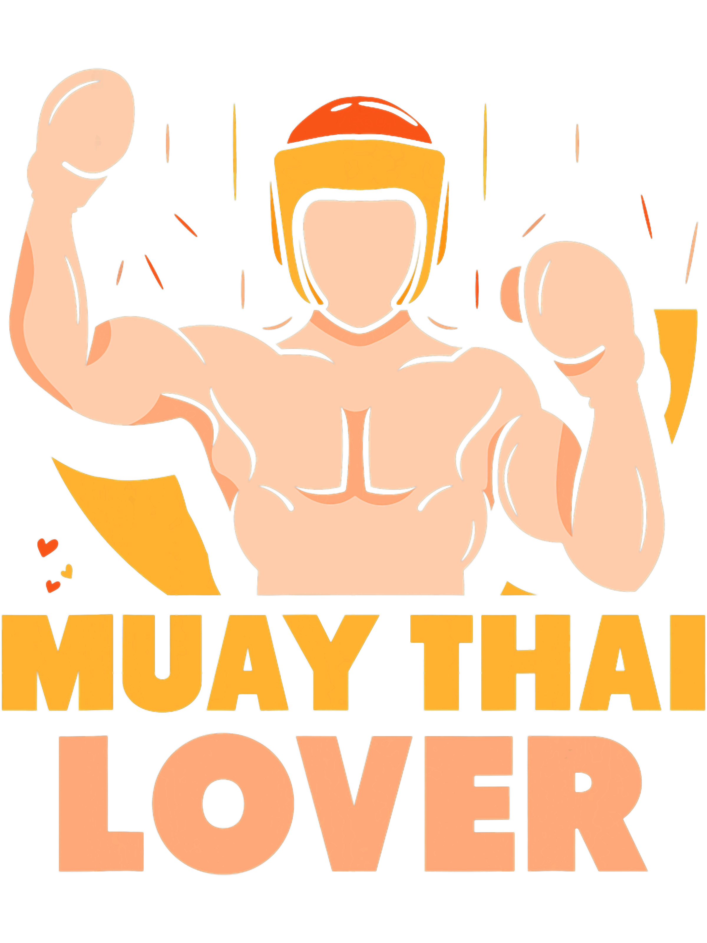Muay Thai Lover Fighter Hobby Martial Arts Boxing PNG T-Shir | Inspire ...