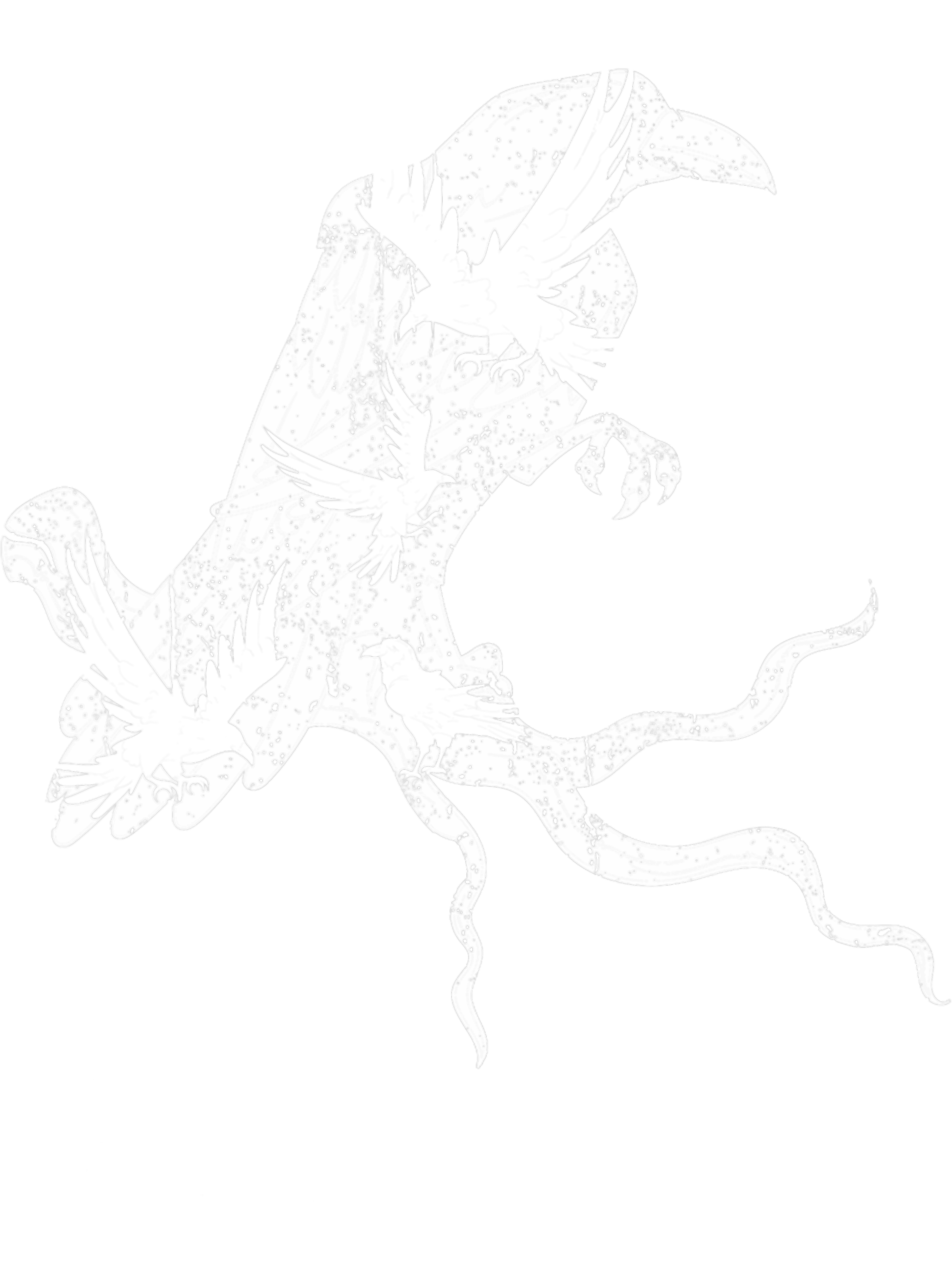 Scary Raven Creepy Bird Gothic Animal Spooky Crow PNG T-Shir | Inspire ...
