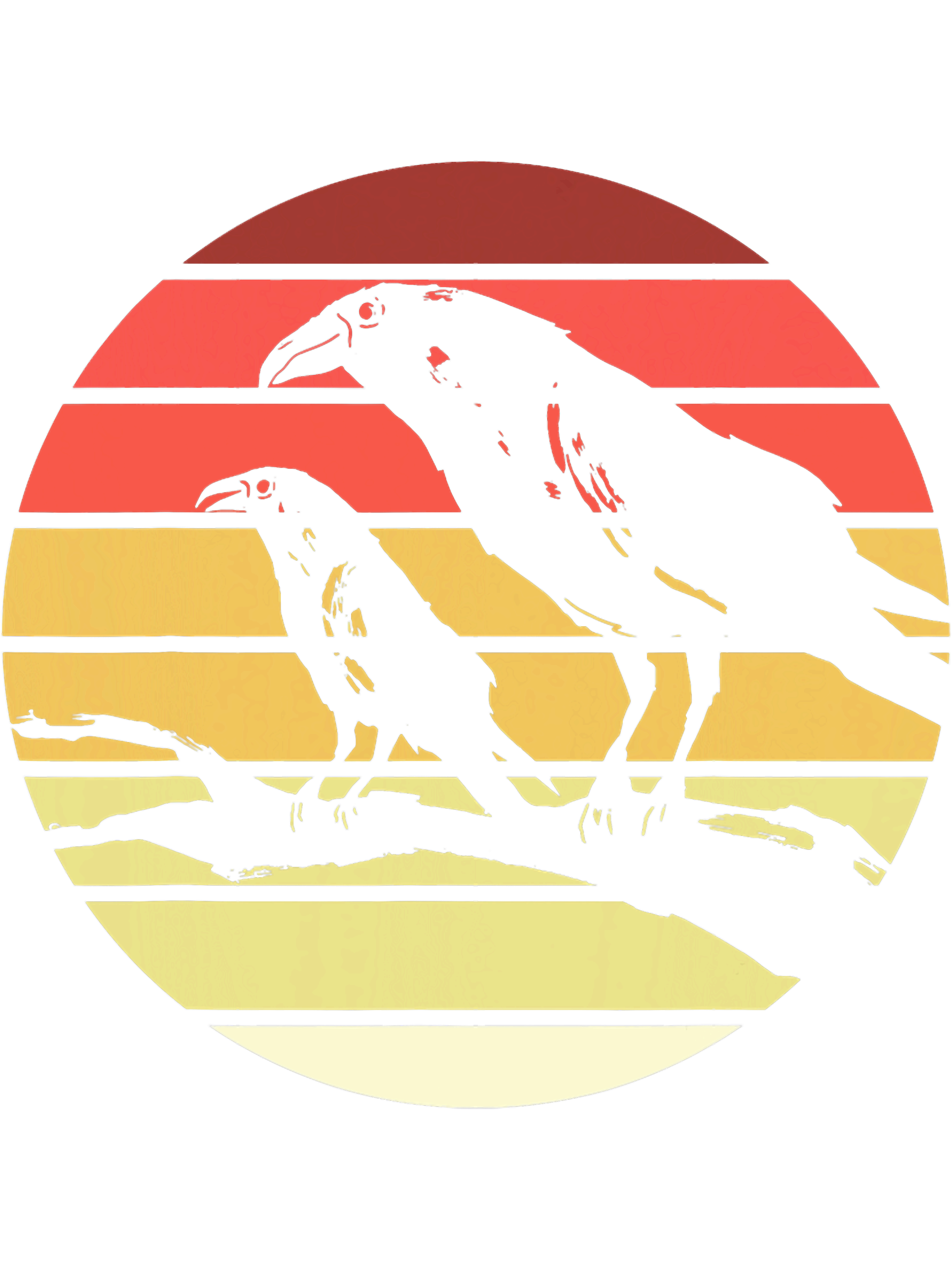 Vintage Raven Silhouette Gothic Crow Fanatic Halloween Goth | Inspire ...