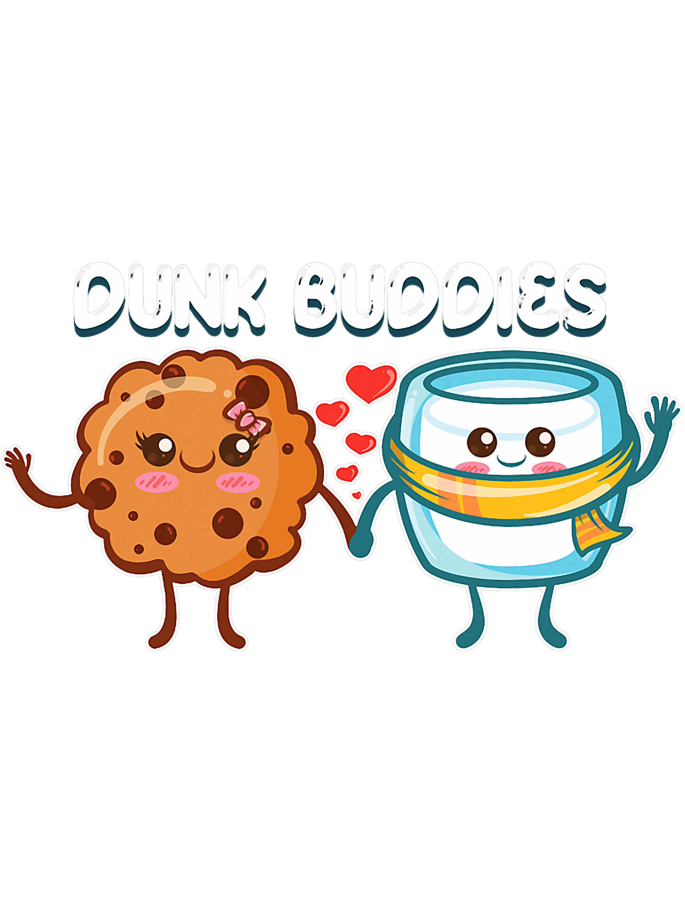 We Are The Dunk Buddies Food Nutrients Cow Milk PNG T-Shirt | Inspire ...