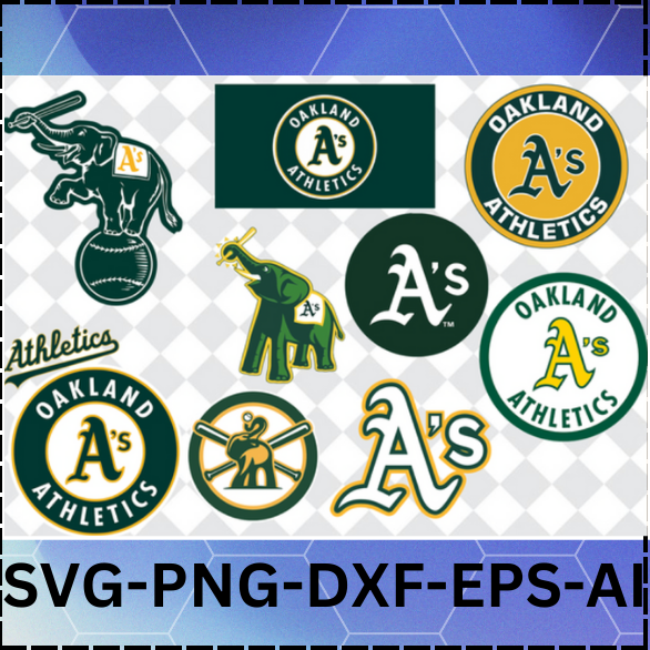 Oakland Athletics, Oakland Athletics svg, MLB svg, Clipart, | Inspire Uplift