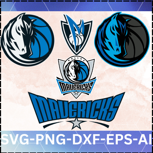 Dallas Maverics svg, Basketball Team svg, Basketball svg, NB - Inspire ...