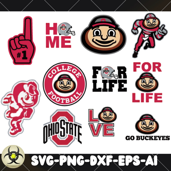 Go Buckeyes Bundles, Go Buckeyes Svg, NCAA Football Svg, NCA - Inspire ...