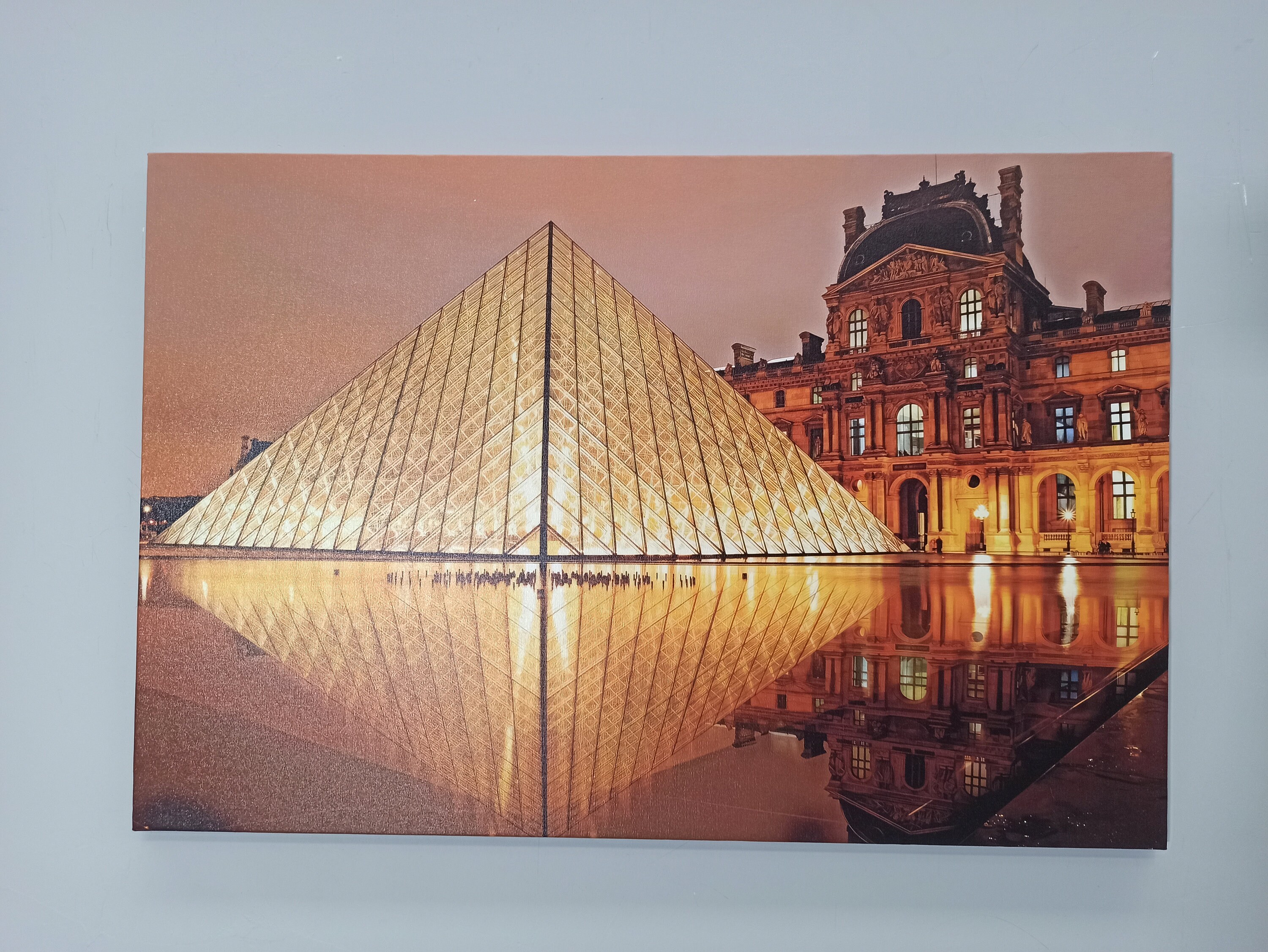 Louvre Museum, Paris Landscape Art, View Poster, Louvre Muse - Inspire ...