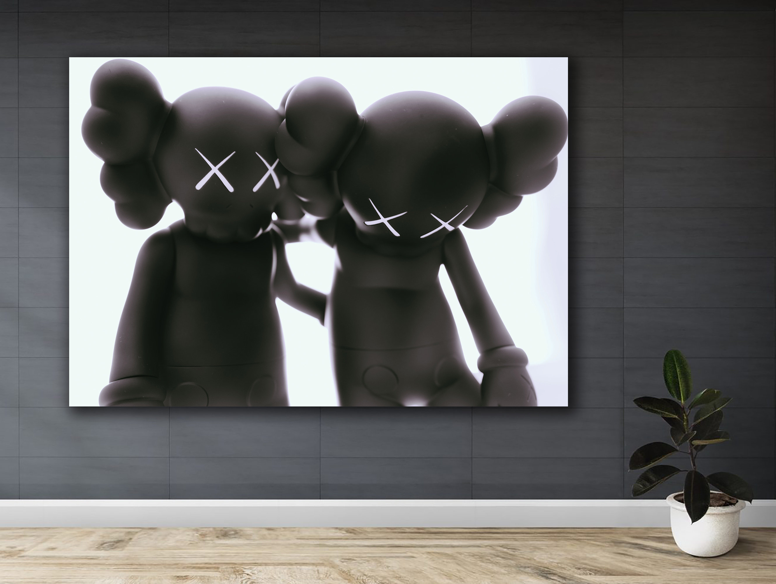 Kaws Canvas Print, Cartoon Series Canvas Wall Decor, Kaws Ca | Inspire ...