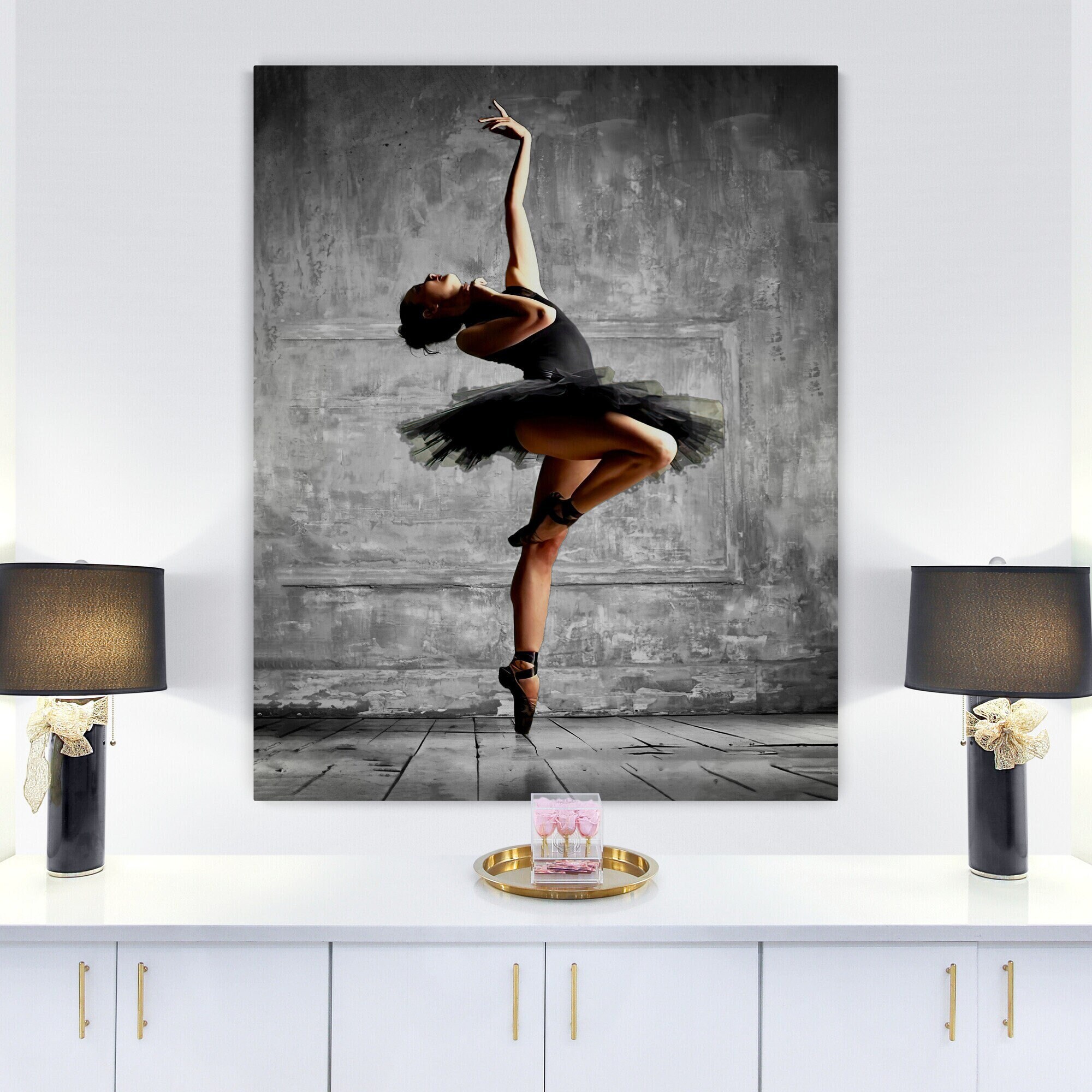 Elegance in Motion,Ballet Art, Ballerina Painting, Dance Ele | Inspire ...