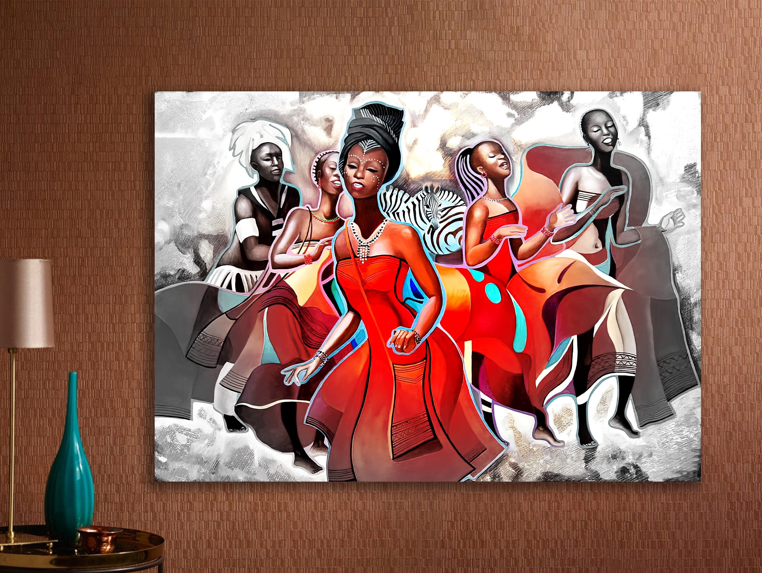 Empowerment in Unity,Resilience, Radiant Attire, Intricate P | Inspire ...