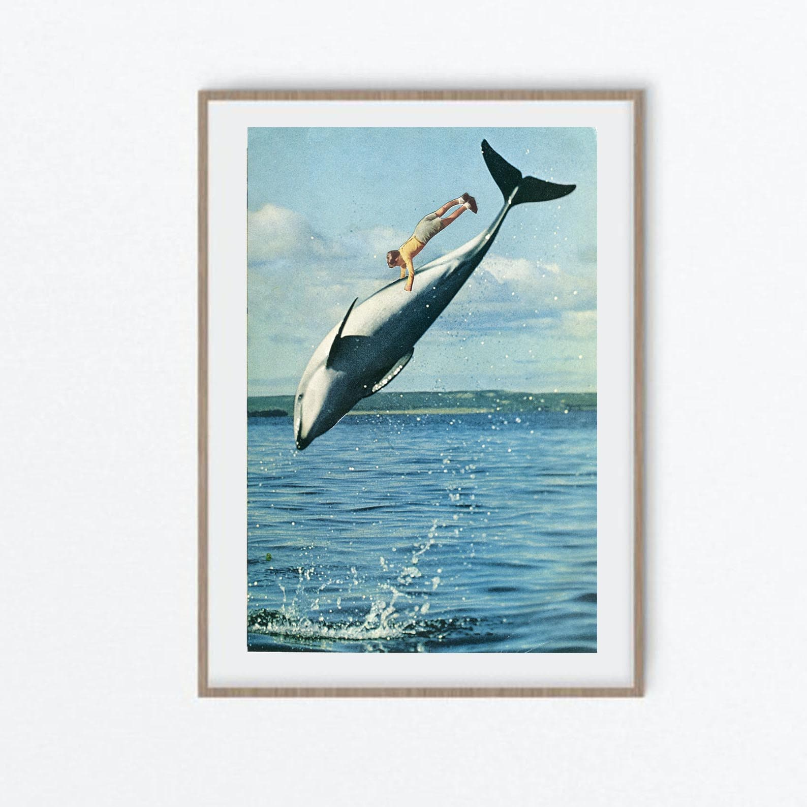 Dolphin wall art, Sealife print, Sea Creatures Wall Art, Oce | Inspire ...
