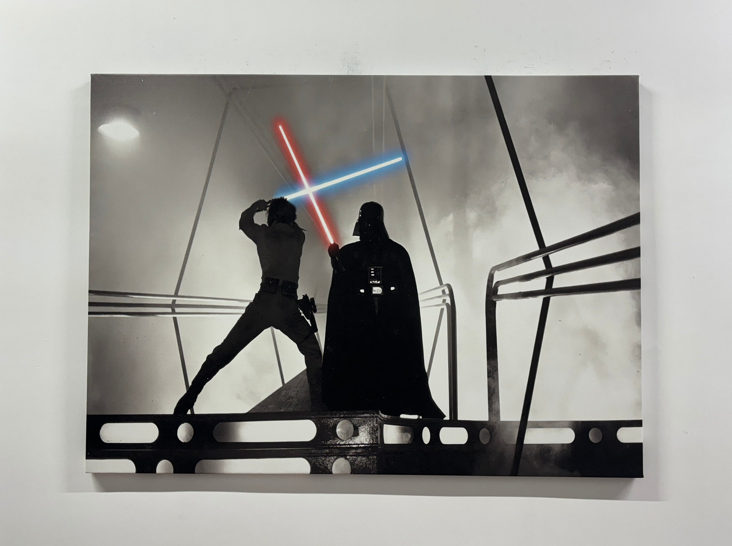 Darth Vader Luke Skywalker Fight, Darth Vader Wall Decor, Mo | Inspire ...