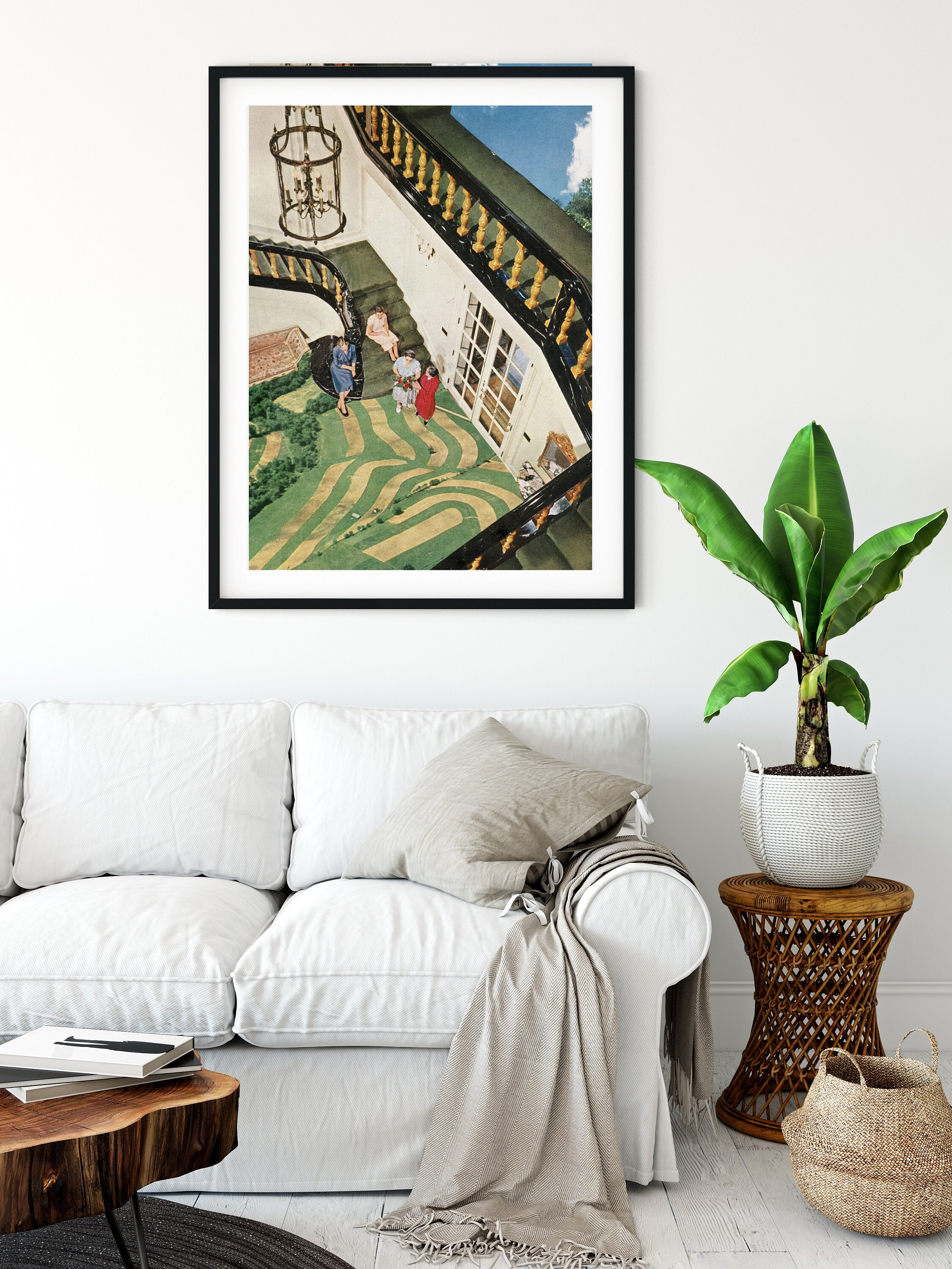 Large landscape print, Unique art, Huge wall art poster, Hal | Inspire ...