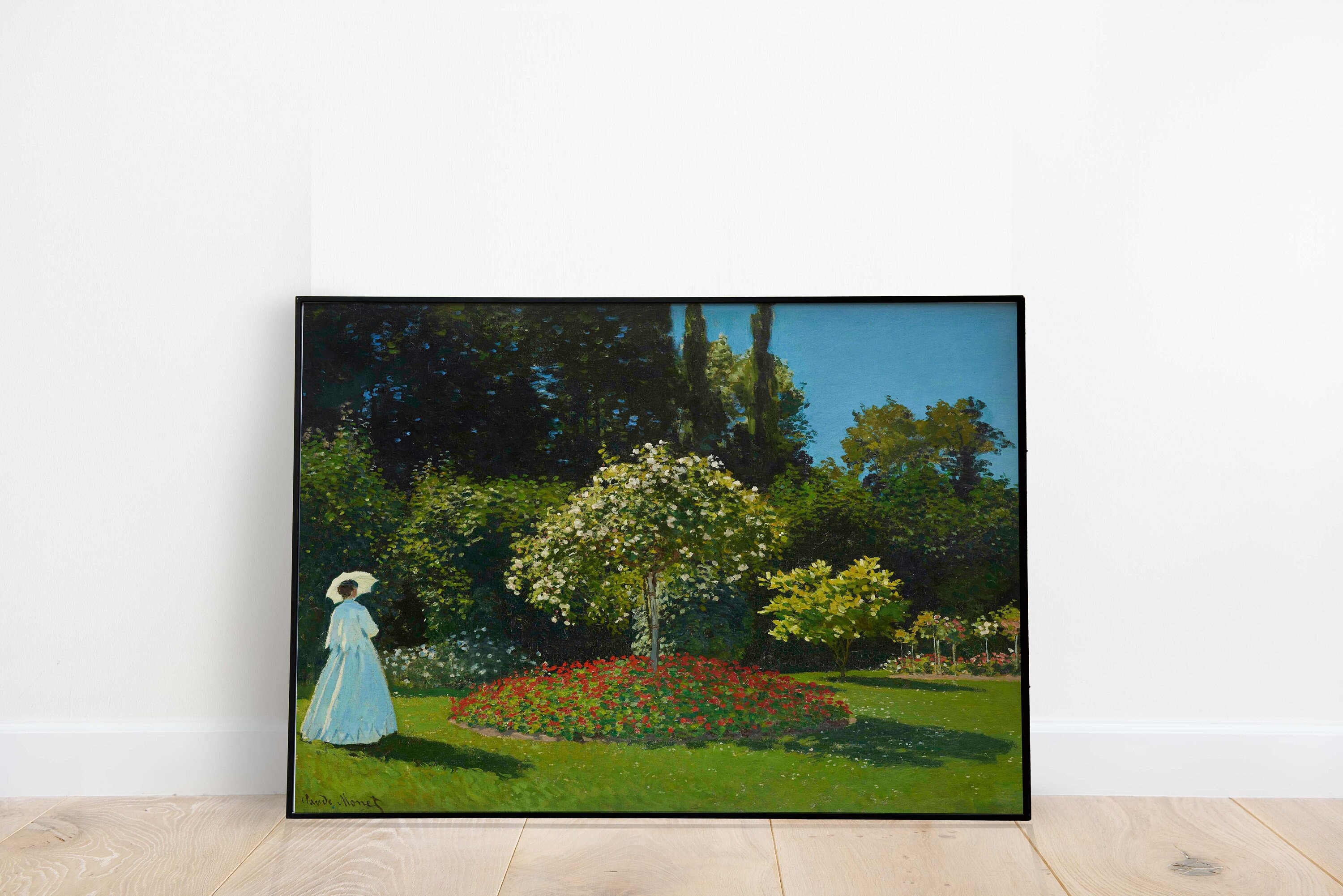 Claude Monet Lady in The Garden Painting Famous Monet Art In | Inspire ...